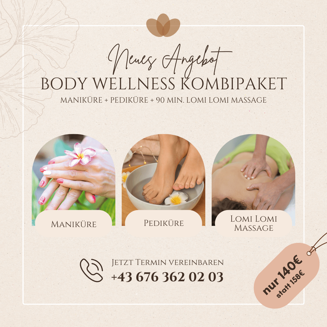 NEU: Body Wellness Kombipaket - VENUSBLUME VITALZENTRUM Vorarlberg