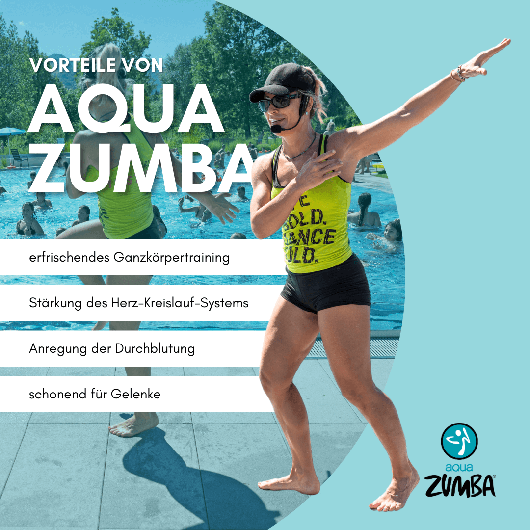 Gratis Aqua-Zumba im Walgaubad Nenzing - VENUSBLUME VITALZENTRUM Vorarlberg